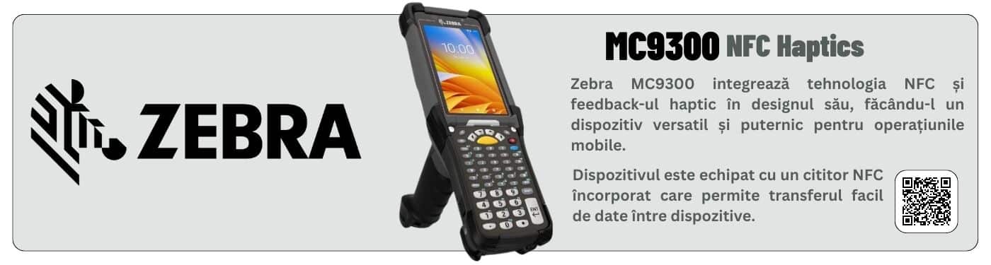 Terminal Zebra MC9300 NFC Haptics MC930P-GSADG4RW - AutoID